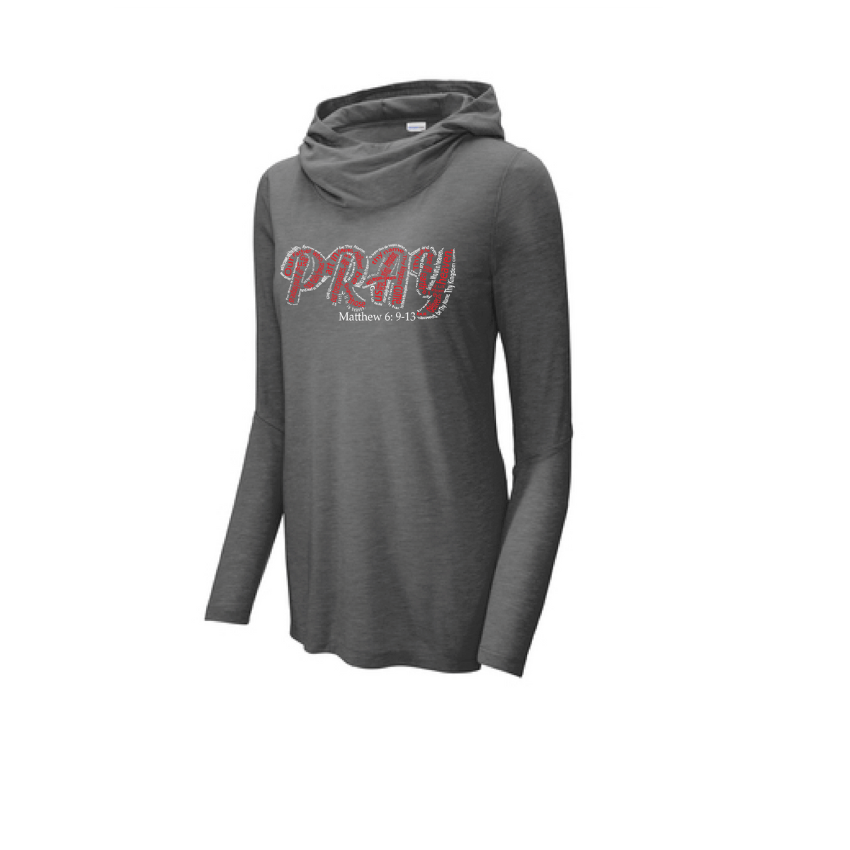 Women's Long Sleeve Hoodie - PRAY – HOOPS Inc Store